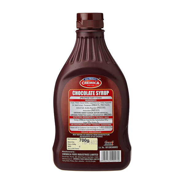 Chocolate Syrup – Cremica Shop
